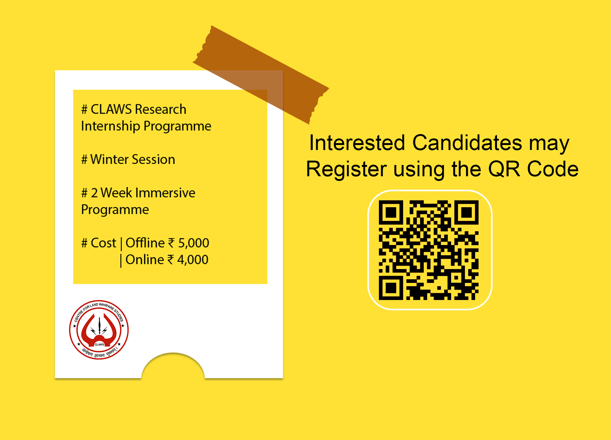 🚀 Applications Open | CLAWS Research Internship Programme – Summer ...