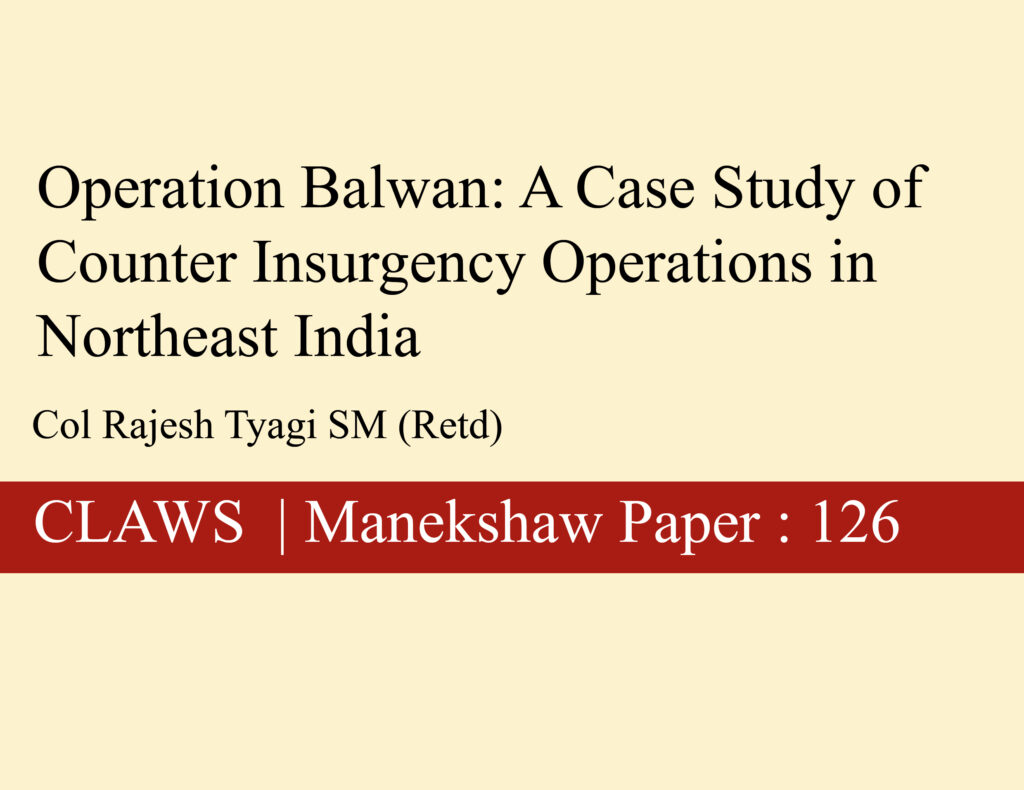 Operation Balwan: A Case Study of Counter Insurgency Operations in ...
